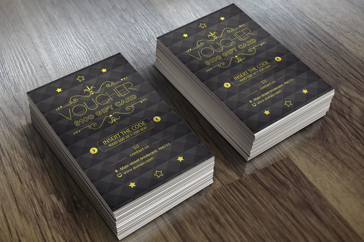Voucher Card 04, a Card Template by VectorMedia