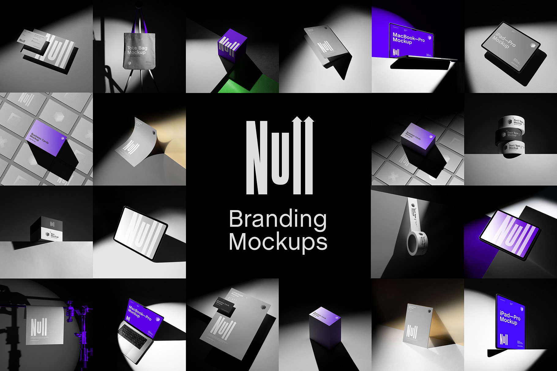 Null Branding Mockups by Mockup Cloud