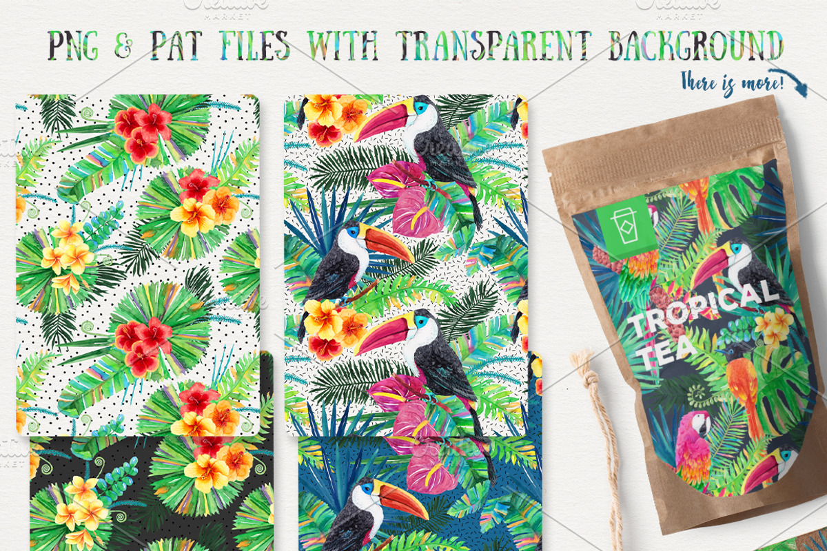 Tropical Inspiration, an Illustration by Stella's Graphic Supply