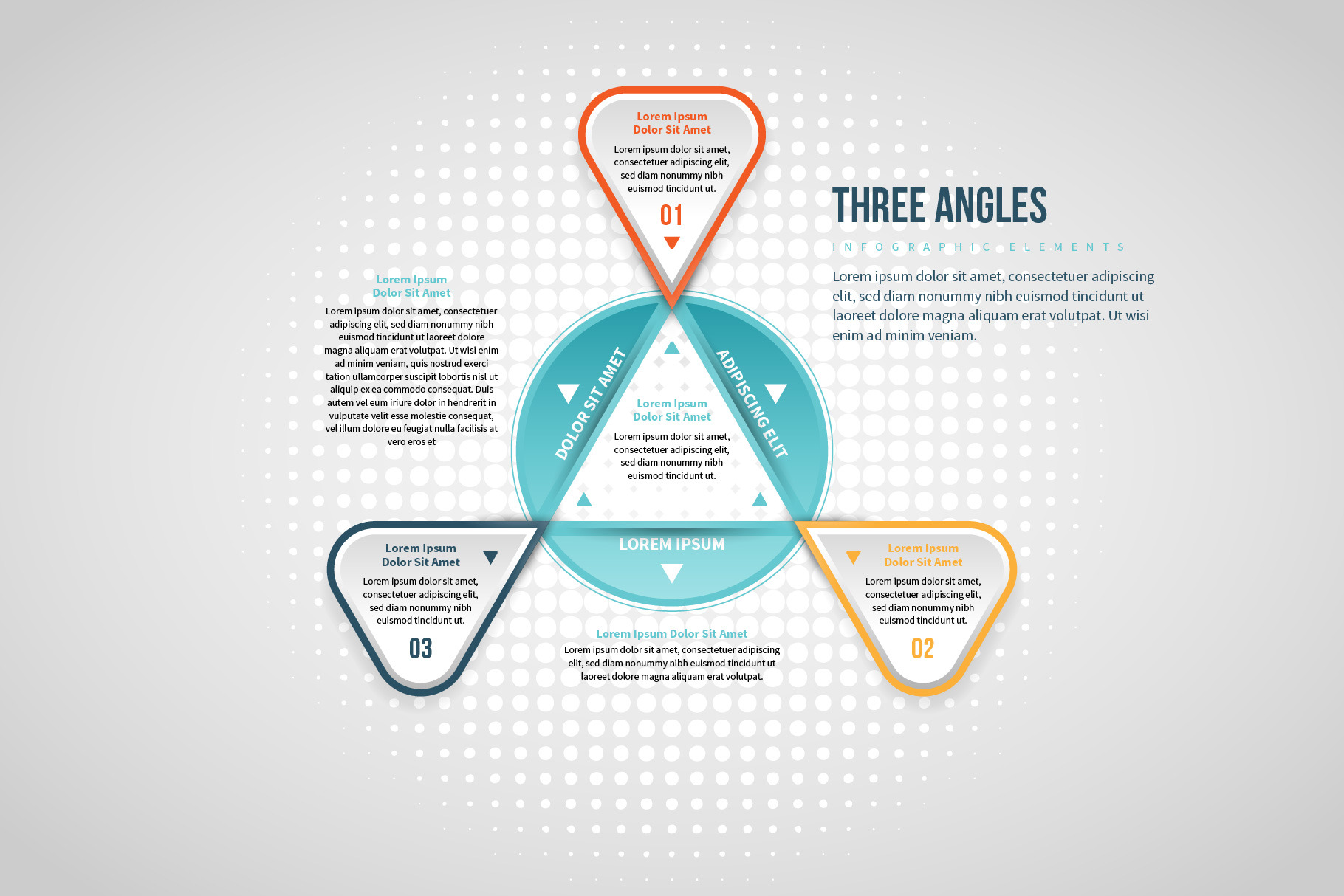 Three Angles Infographic, a Templates & Theme by h.utomo