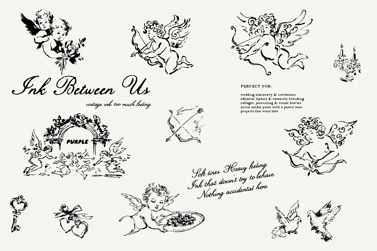 Ink Between Us - Romantic Line Art