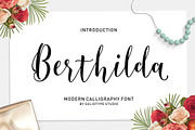 Berthilda Script, a Script Font by Solidtype