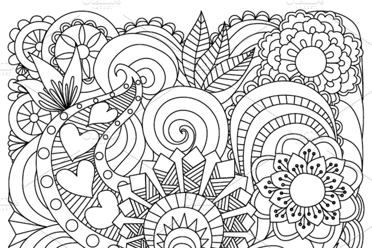 Happy Easter coloring page, an Object Graphic by Somjai King