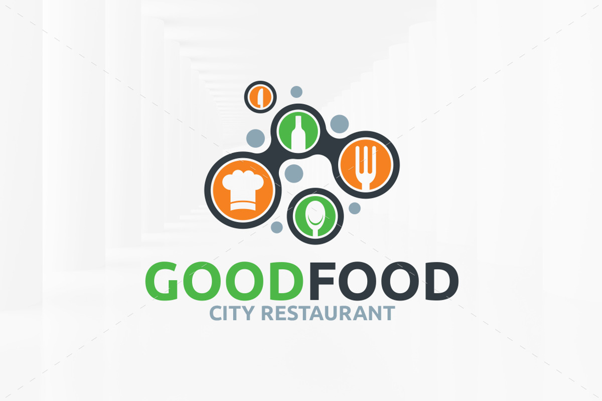 Good Food Logo Template, a Branding & Logo Template by LOGOMAGINE