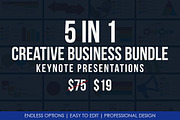 Creative Business Keynote Bundle, a Presentation Template by Creative ...