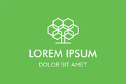 Geometric Hexagonal Tree Logo Icon, a Branding & Logo Template by ZHR ...