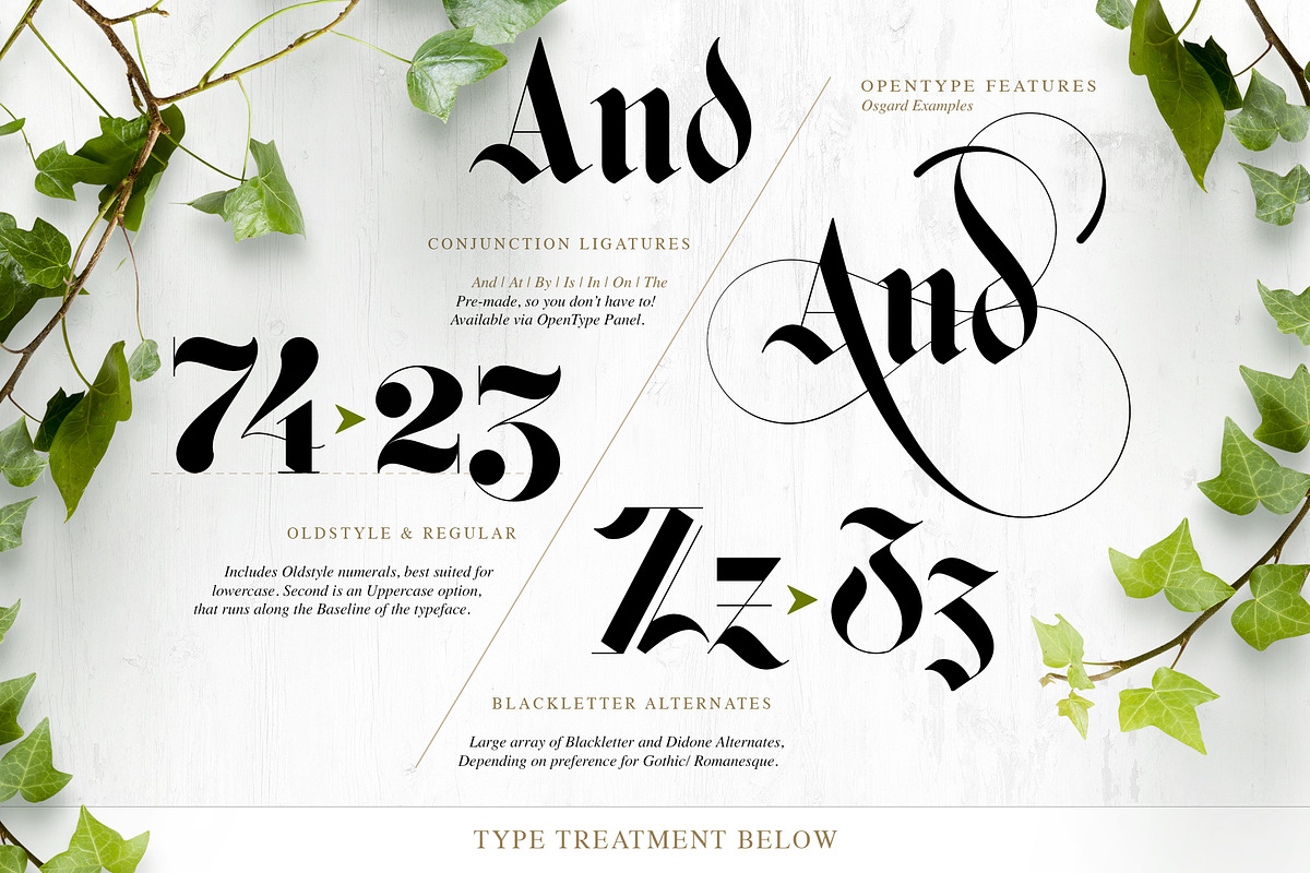 Osgard Pro | Font, a Blackletter Font by Anthony James