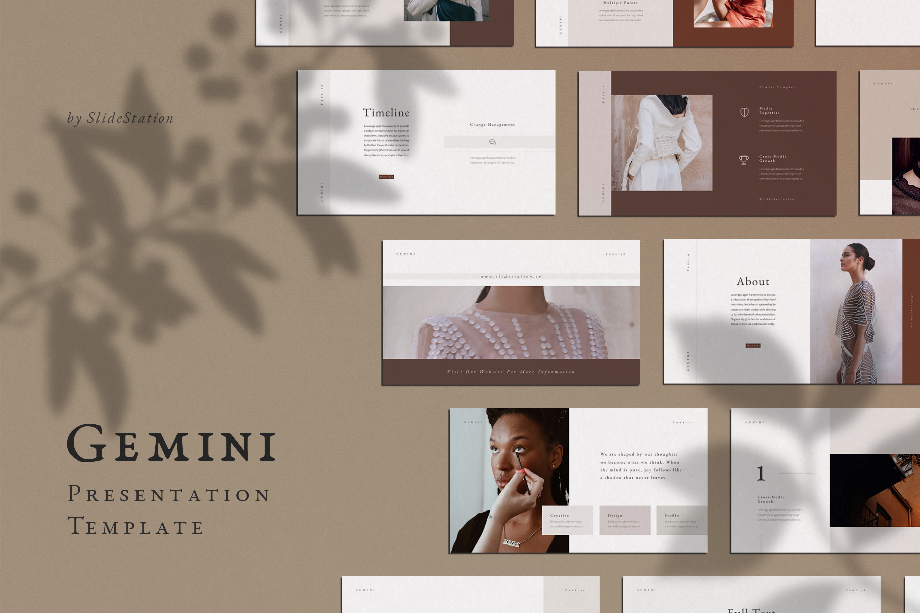 Gemini Keynote Presentation, a Presentation Template by SlideStation