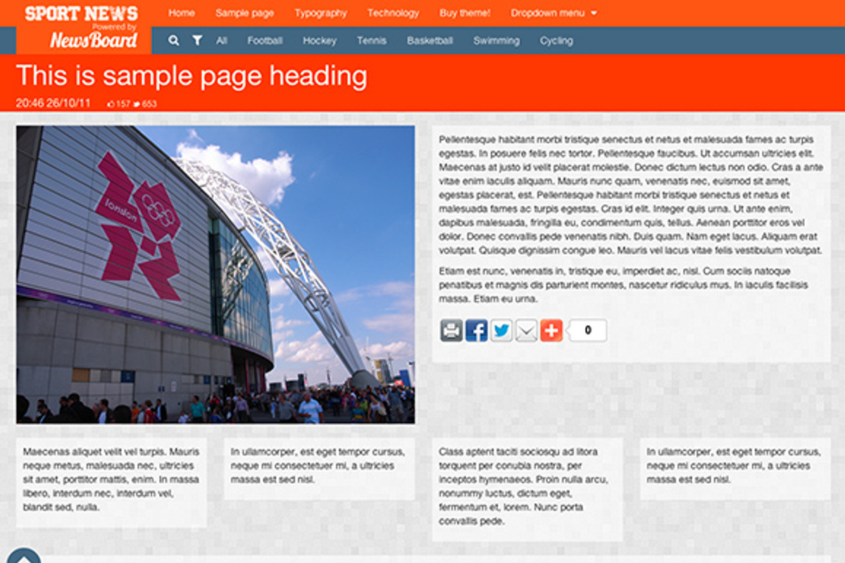 NewsBoard - Responsive Masonry Theme, a Bootstrap Template by NineBit shop