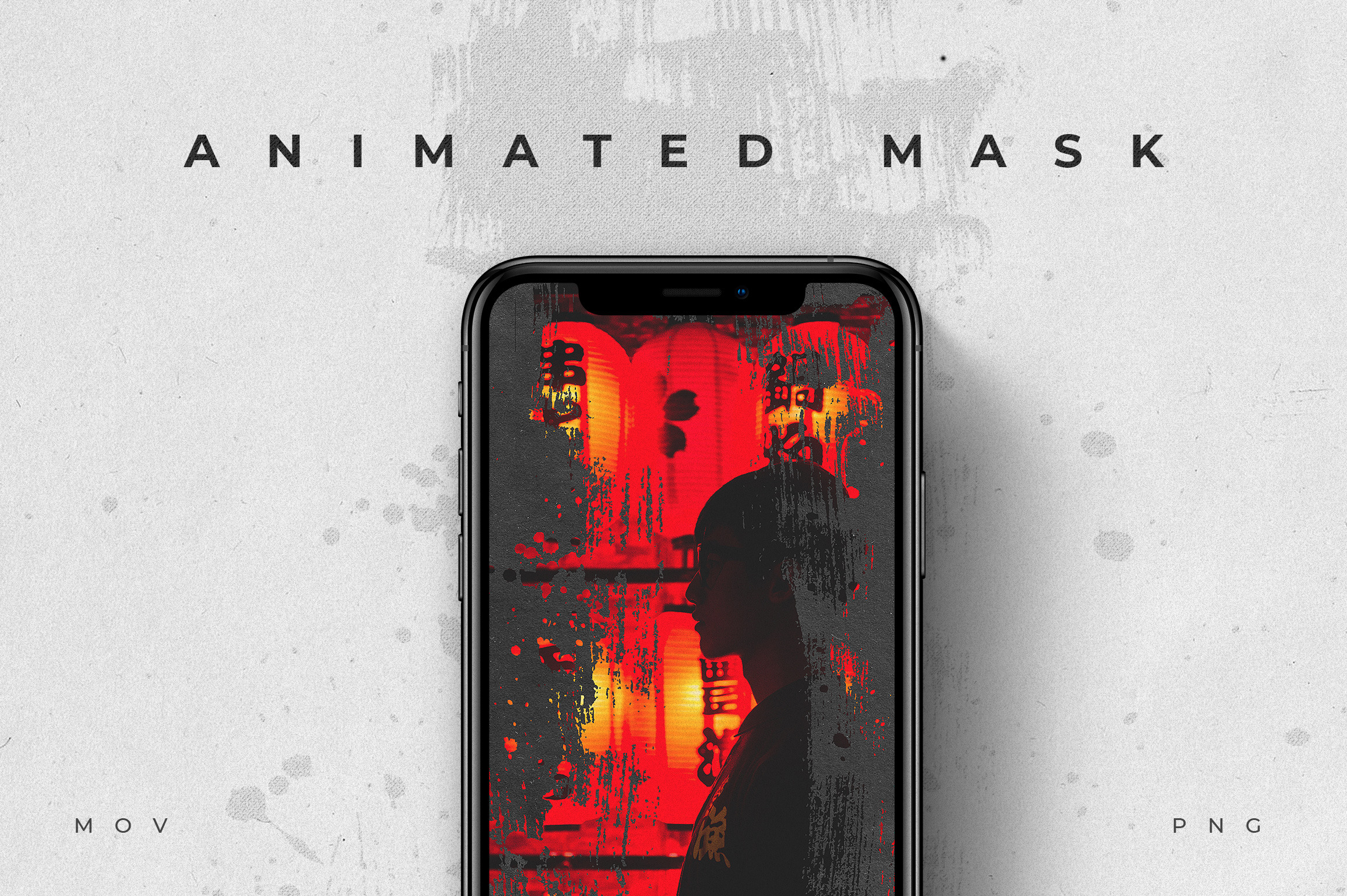 12-Animated Painted Masks, a Texture Graphic by TemplateZuu