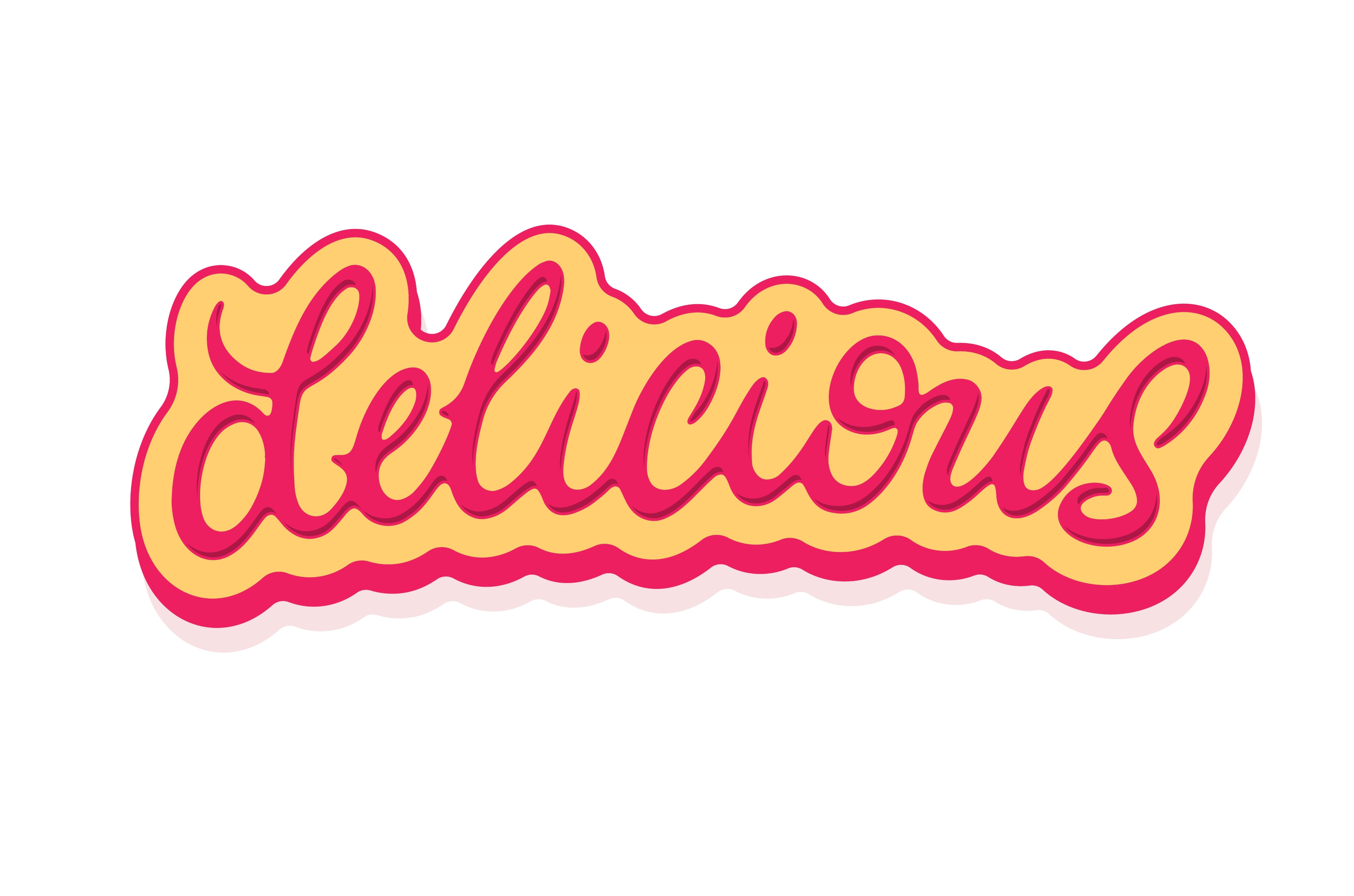 Delicious vector lettering, a Branding & Logo Template by Zagach Letters