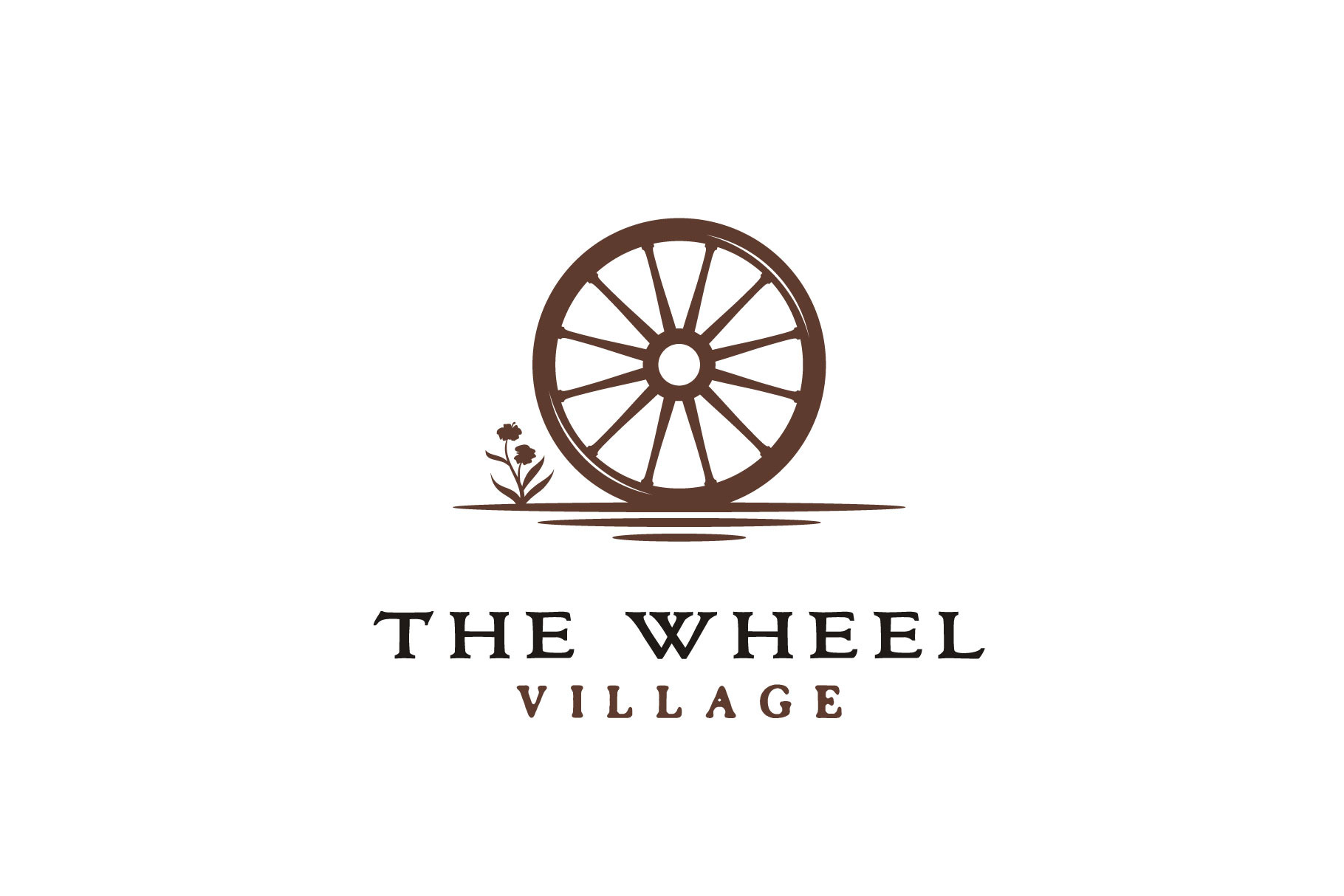 Vintage Old Wooden Cart Wheel logo, a Branding & Logo Template by Enola99d