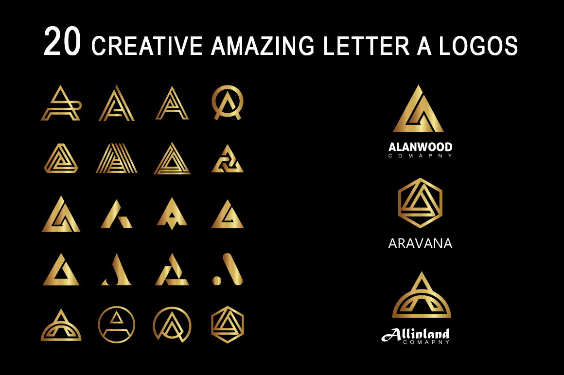 20 Amazing Letter A Logo, a Branding & Logo Template by CAIRON ...