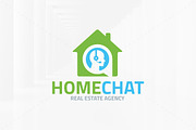Home Chat Logo Template, a Branding & Logo Template by LOGOMAGINE