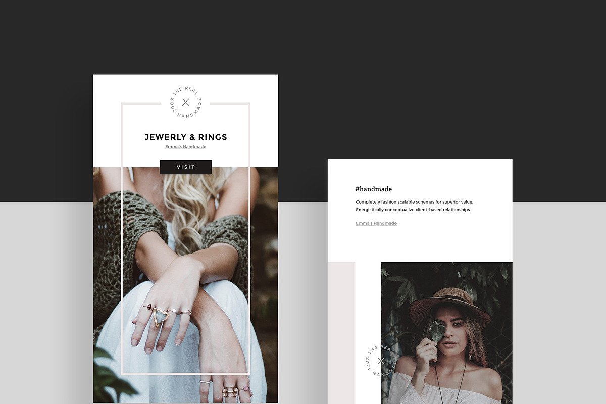 Handmade Social Media Pack, a Social Media Template by Goashape Studio
