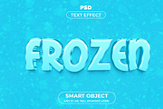 Frozen 3D Editable psd Text Effect, an Action Add-On by Md Jahidul99