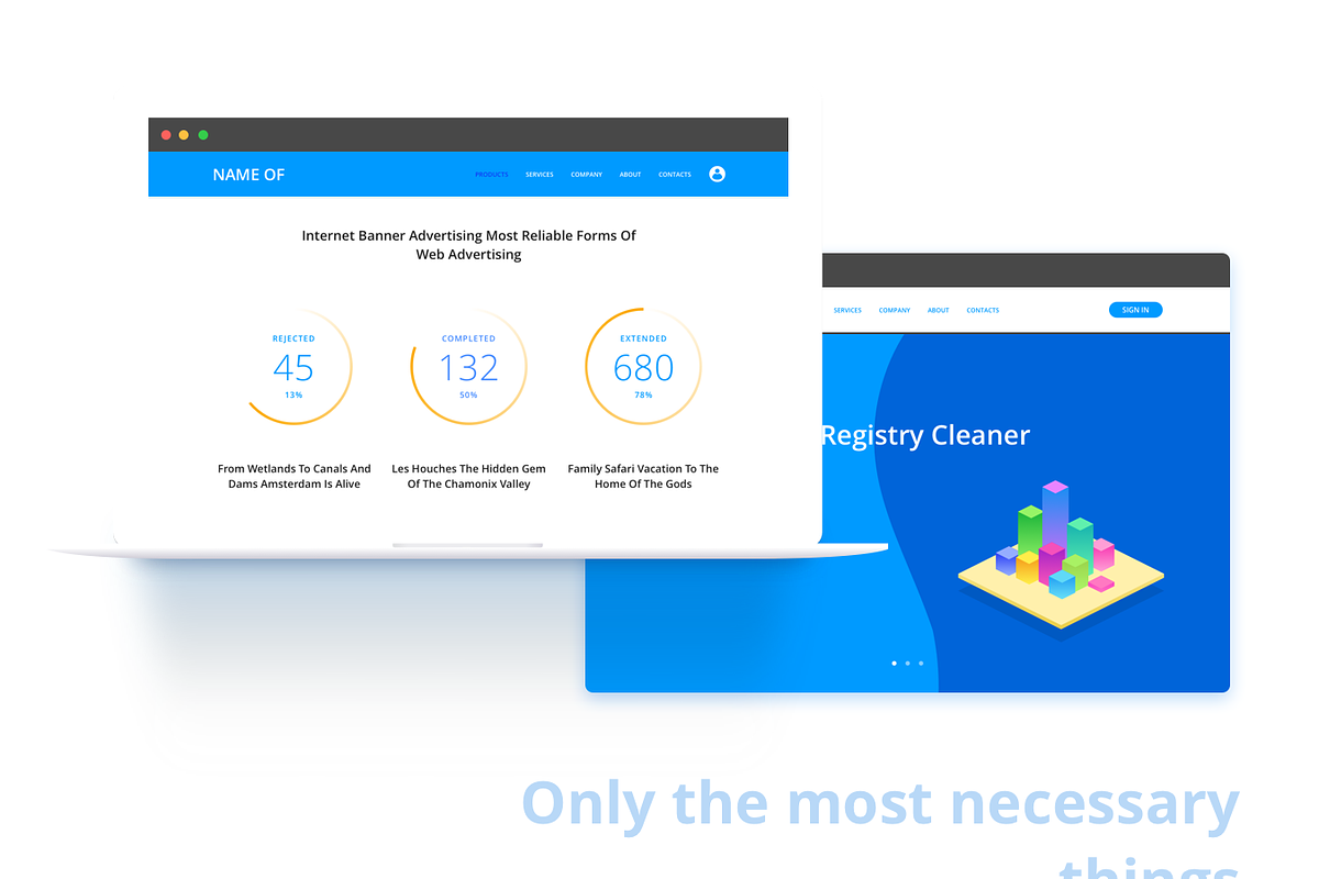 Simple and white UI Kit, an UI Kit Template by Amazing Custom Icons ...