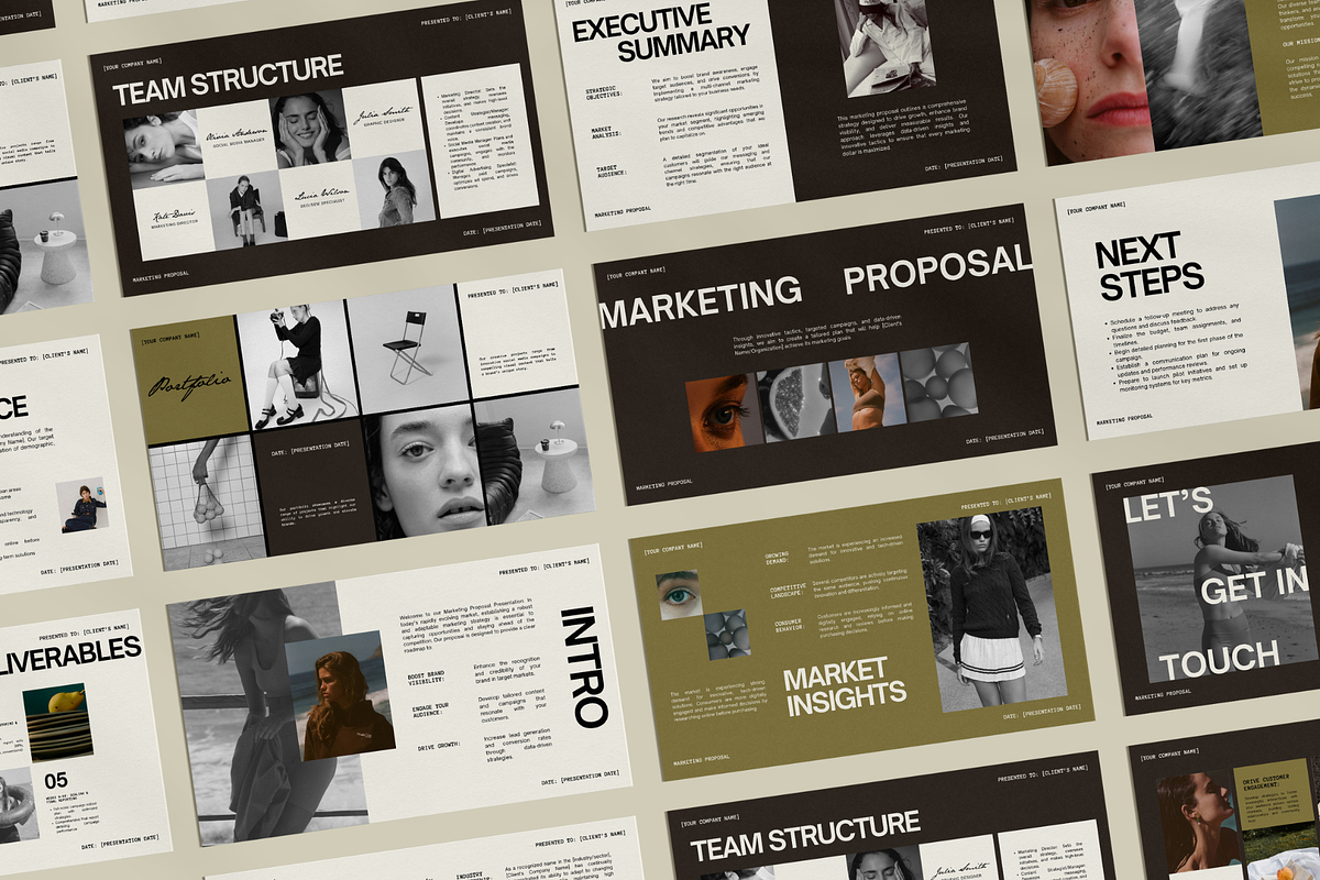 Marketing Proposal Canva Template | Amare Creative