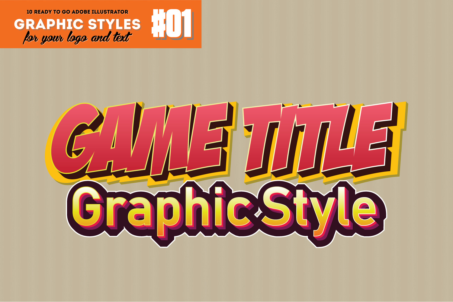 10 Video Game Text Effect, a Layer Style Add-On by Anomali Creatype