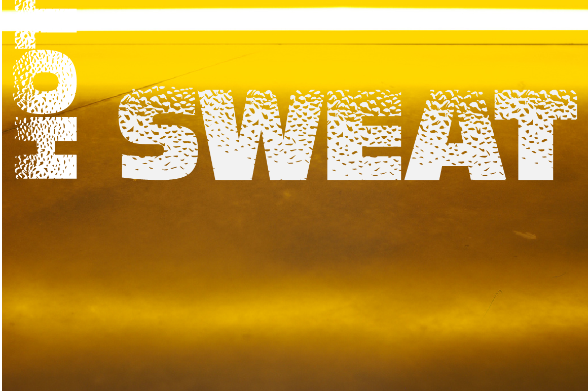 HotSweat, a Font by xero fonts