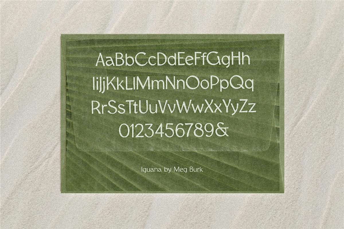 Iguana - Modern Sweeping Sans Font