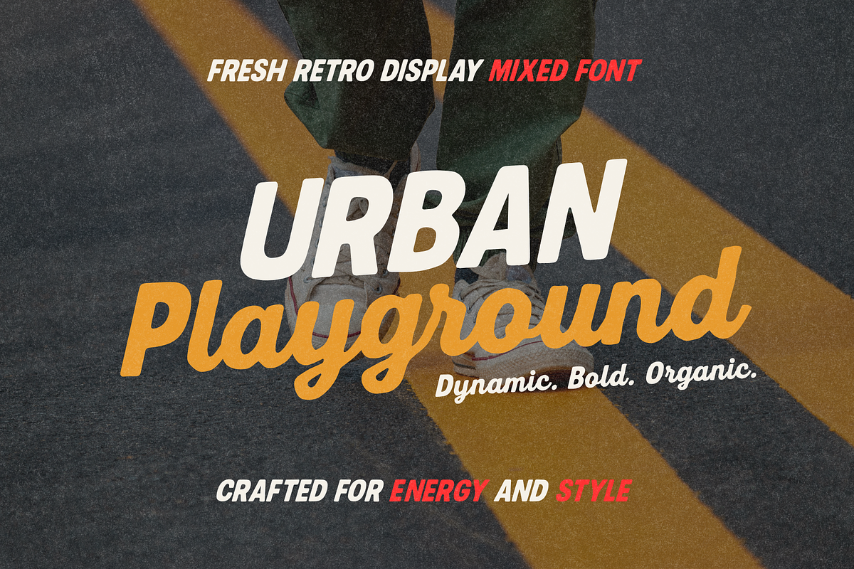 Urban Playground Mixed Font