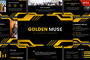Golden Muse Powerpoint Template, a Presentation Template by Yo Slide