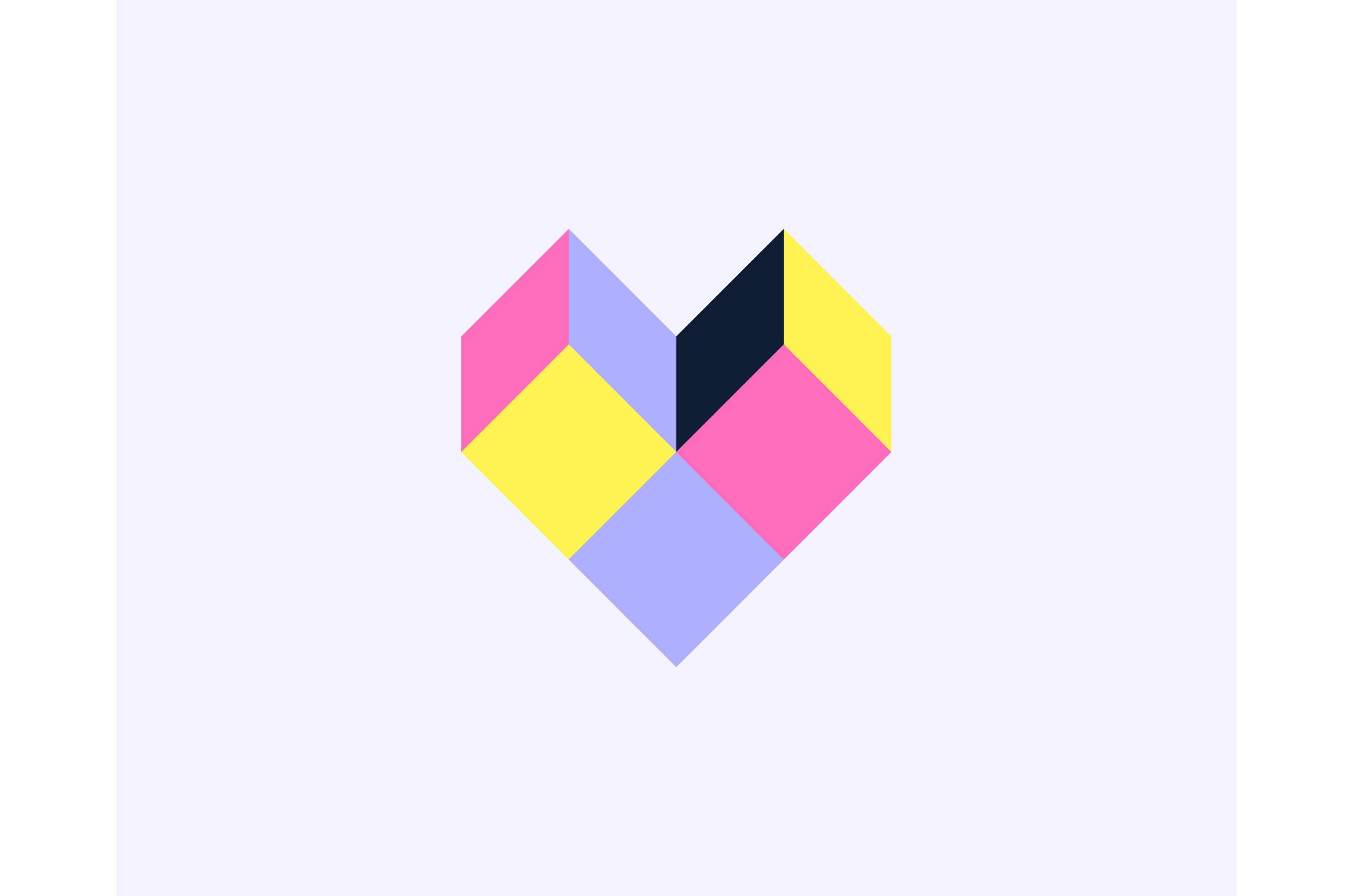 3d heart vector template. Valentines, a Branding & Logo Template by Bureau
