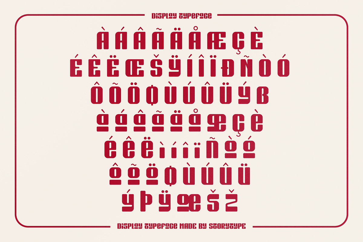 Torsae Display Typeface Font, a Sans Serif Font by Storytype Studio