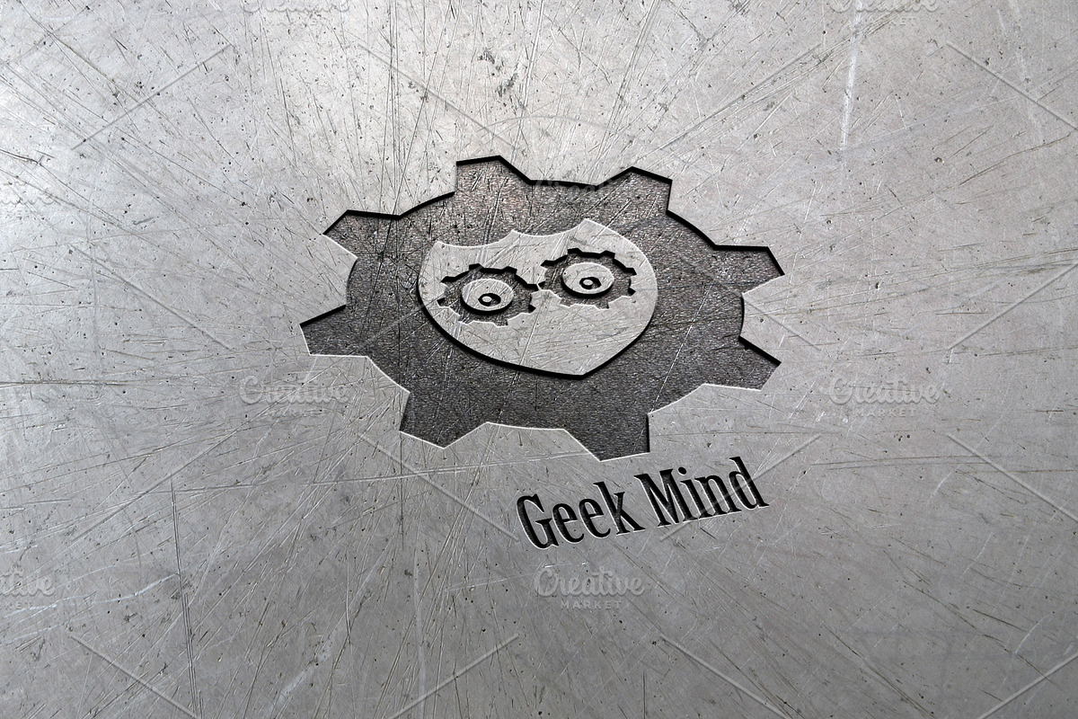Geek Mind Logo Design, a Branding & Logo Template by Florin Chitic