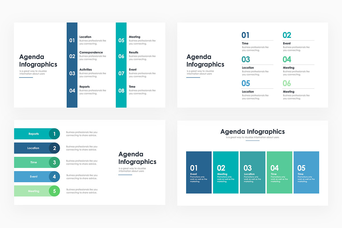 Agenda Infographics - PowerPoint, a Presentation Template by slidequest ...