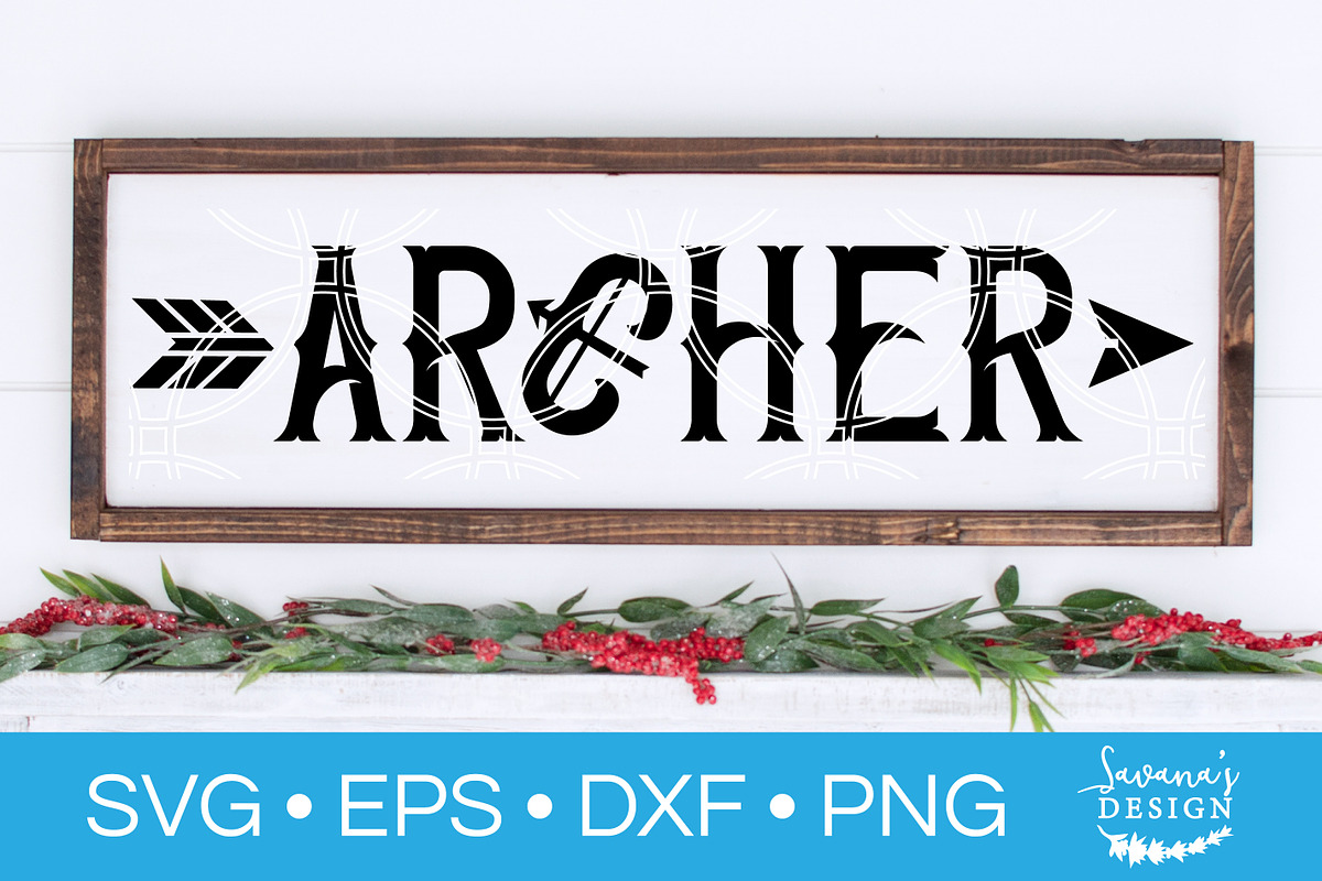 Archer SVG Archery SVG Hunting SVG, an Illustration by SavanasDesign