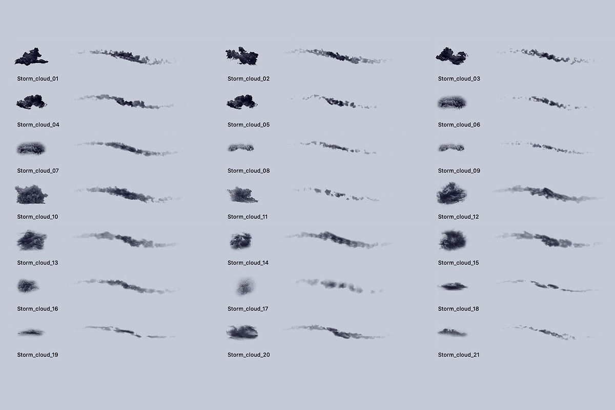 Storm bundle, a Brush Add-On by Zsolt Kosa Art
