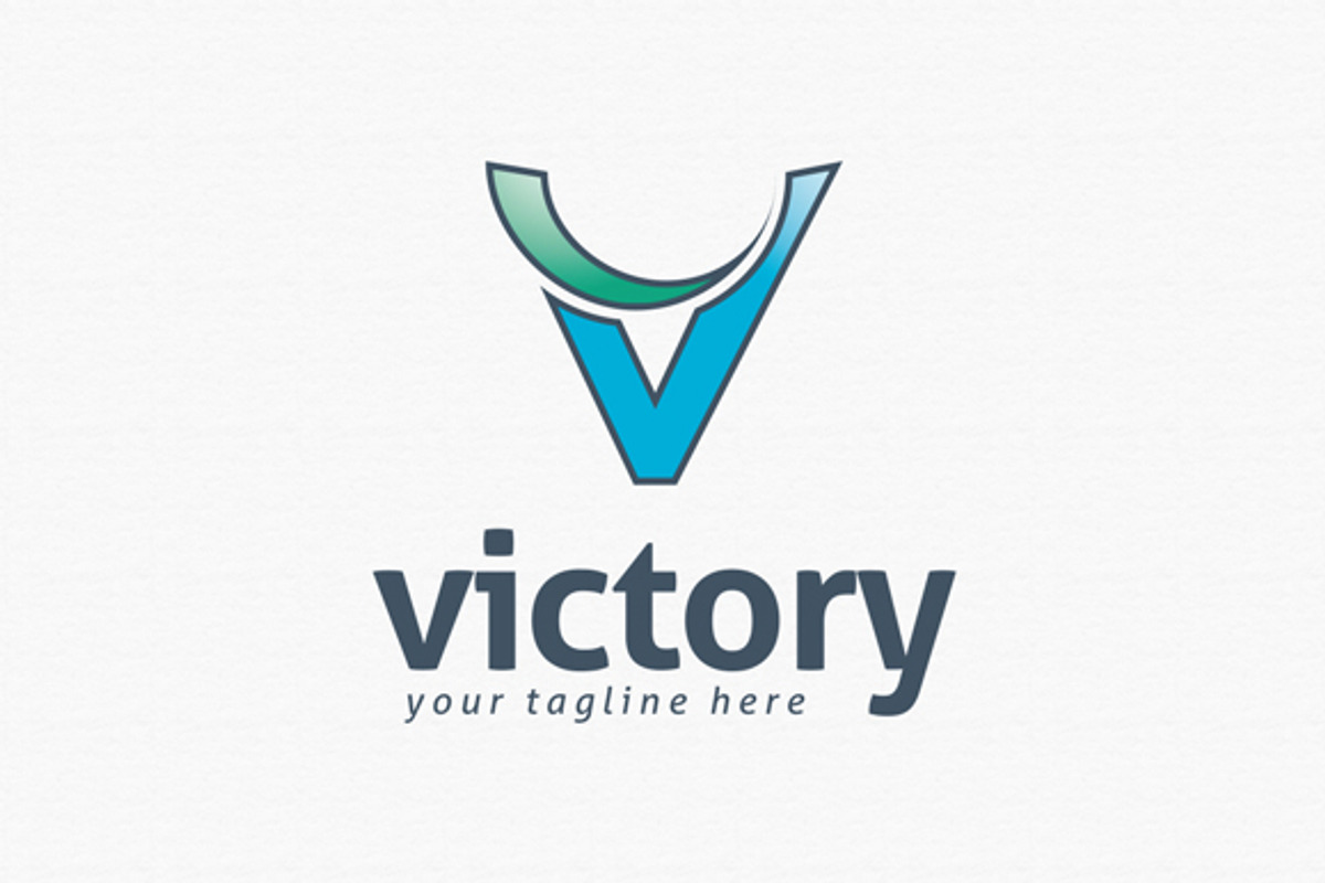 Victory Logo Template, a Branding & Logo Template by PixaSquare