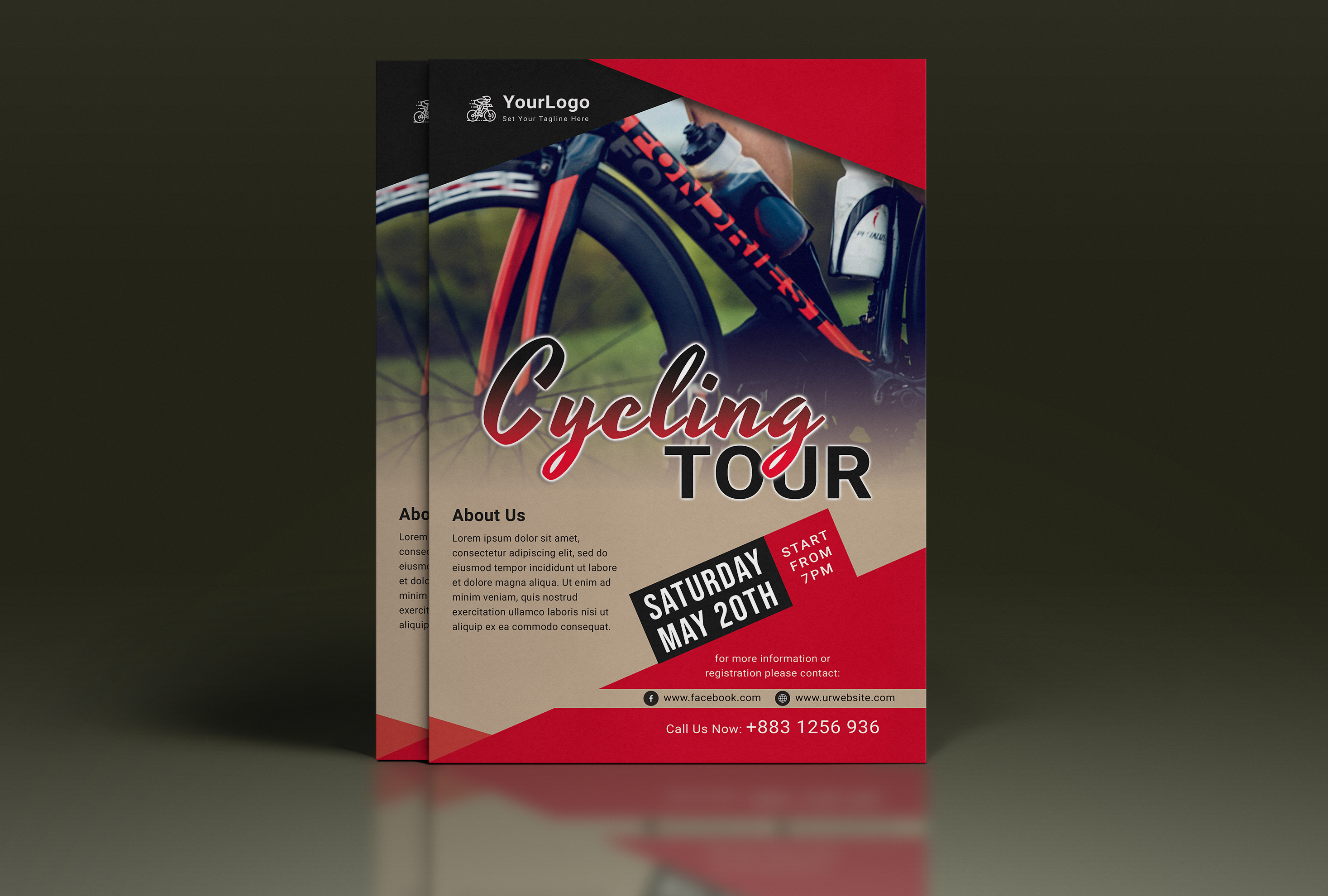 Cycling Flyer, a Flyer Template by graphicsunday