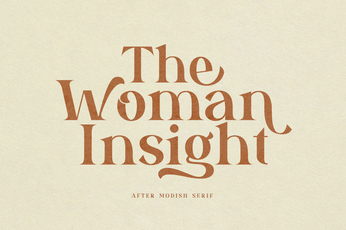 After Modish - Modern Serif, a Serif Font by Bale Type