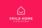 Smile Home Happy House Logo, a Branding & Logo Template by sore.studios