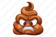 Angry Mad Dislike Hating Poop Poo, a Person Illustration by Christos ...