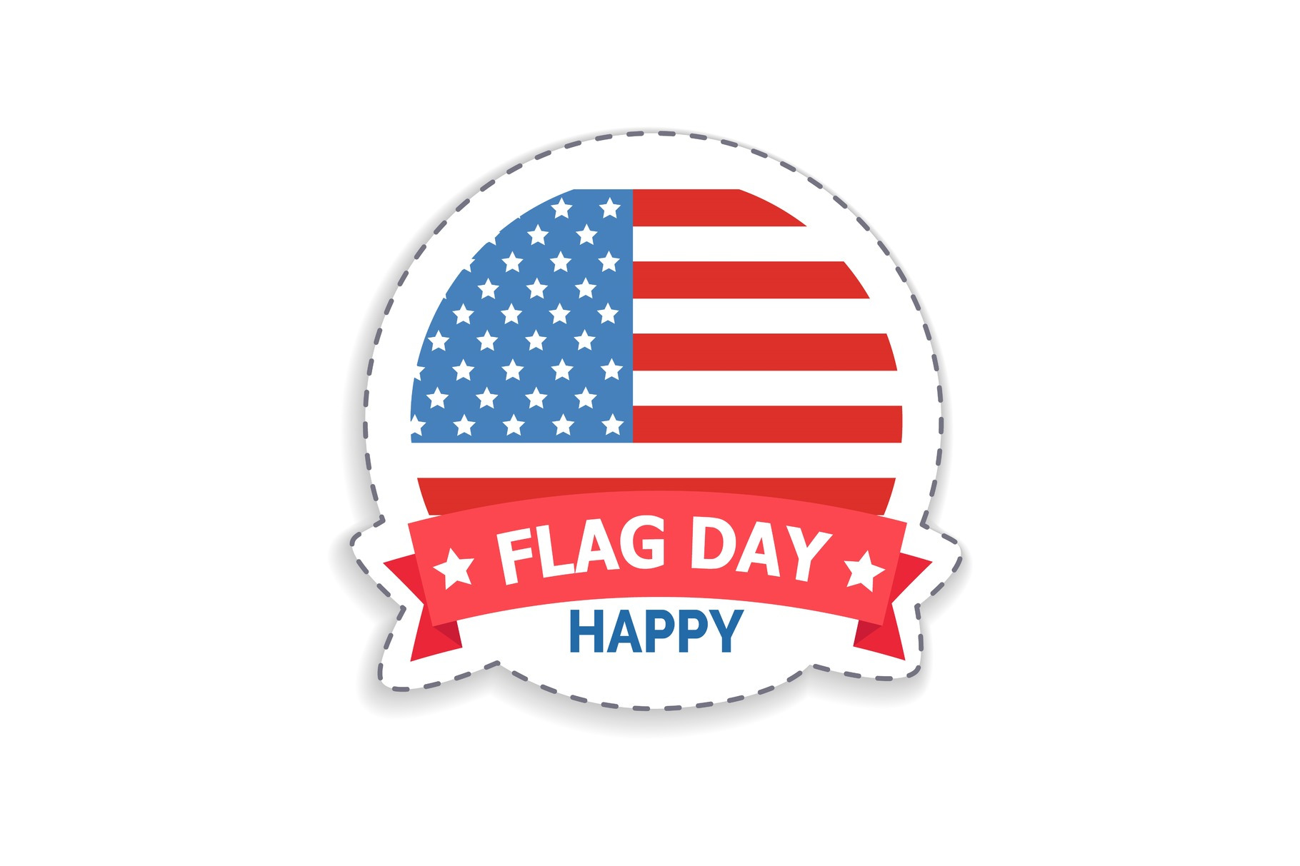 Flag Day Happy Celebration Vector, a Texture Graphic by robuart