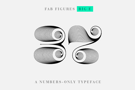 Fab Figures Big D, a Font by Letterwerk