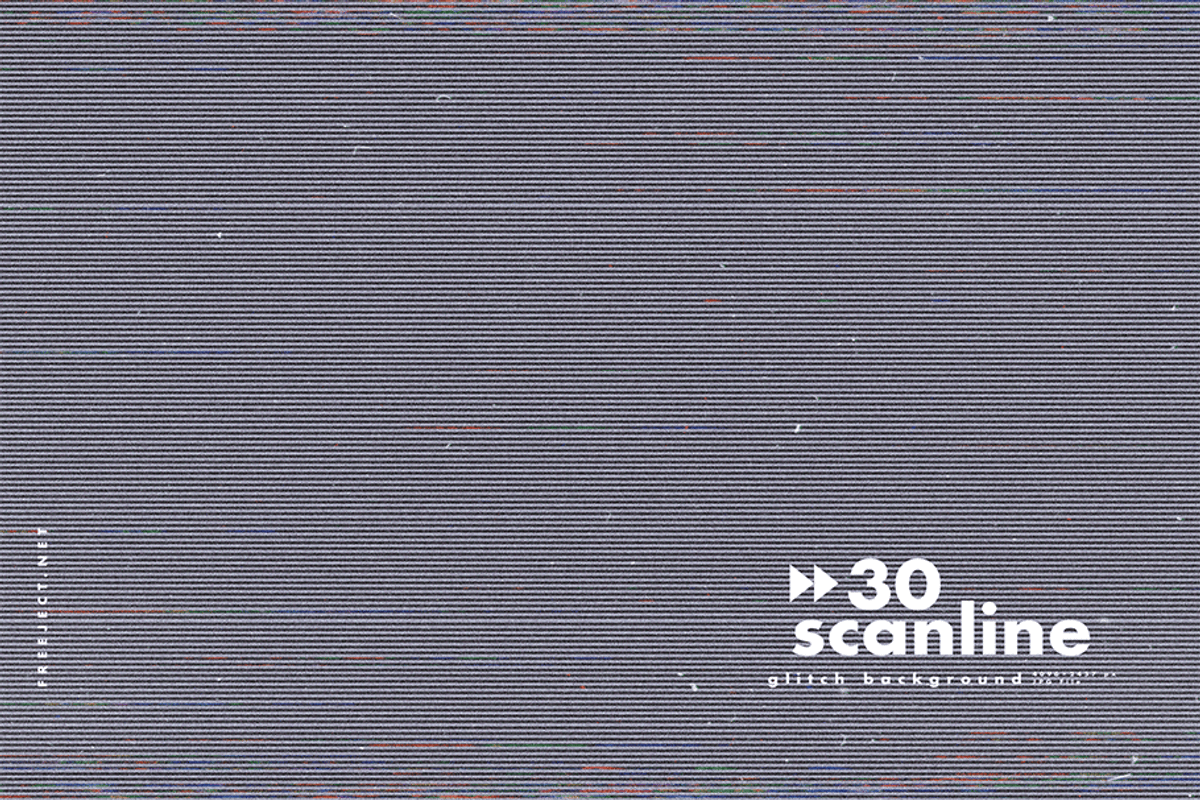 30 Scan lines Glitch Background, a Texture Graphic by freeject.net