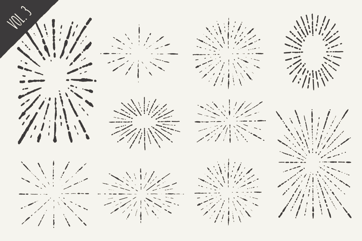 Definitive Sunburst Bundle, an Object Graphic by GhostlyPixels