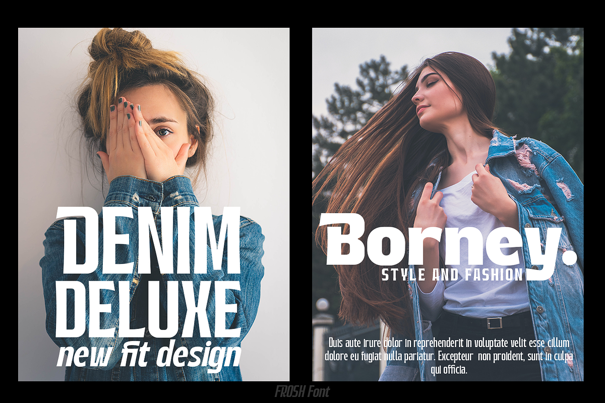 Frosh Font Family, a Sans Serif Font by TypeClassHeroes