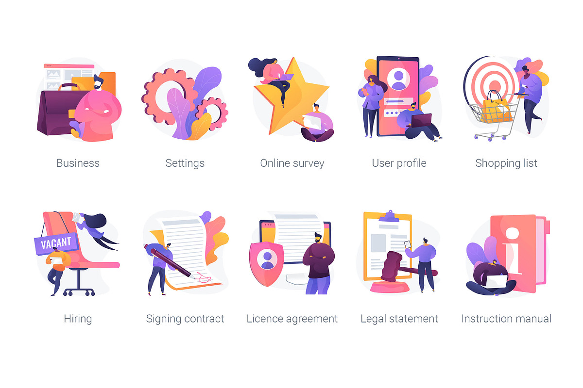 50 SVG animations for UI design, an UI Kit Template by Visual Generation