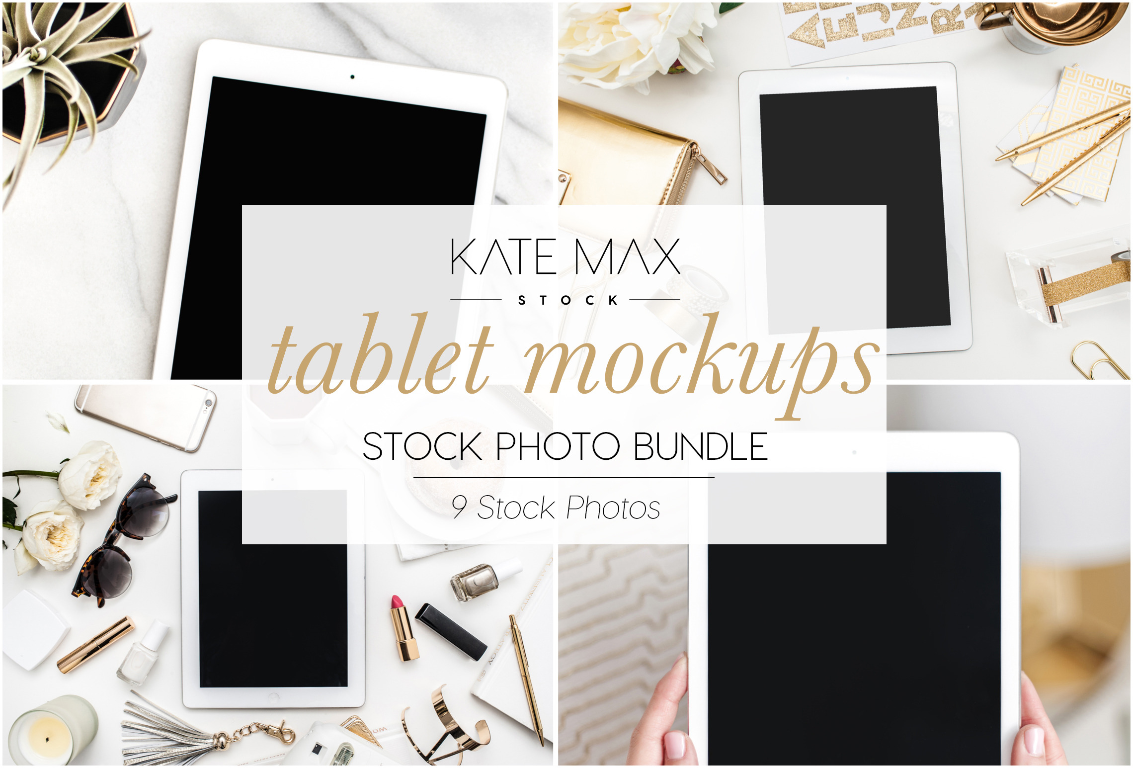 Tablet Mockups Stock Photo Bundle, an iPhone Mockup by Styled Stock House