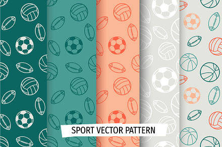 SPORTS EQUIPMENT Pattern collection | Graphic Patterns ~ Creative Market