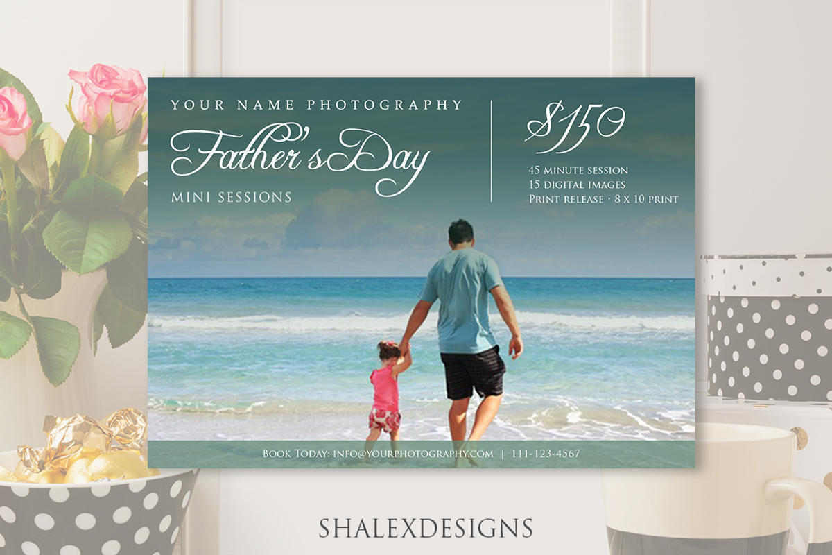 Father's Day Template, a Card Template by ShalexDesigns