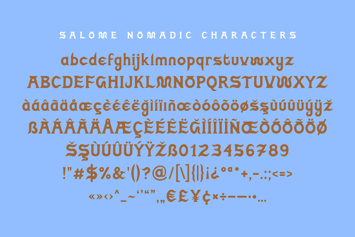 Salome Nomadic Handwritten Logo Font, a Serif Font by Struvictory.art