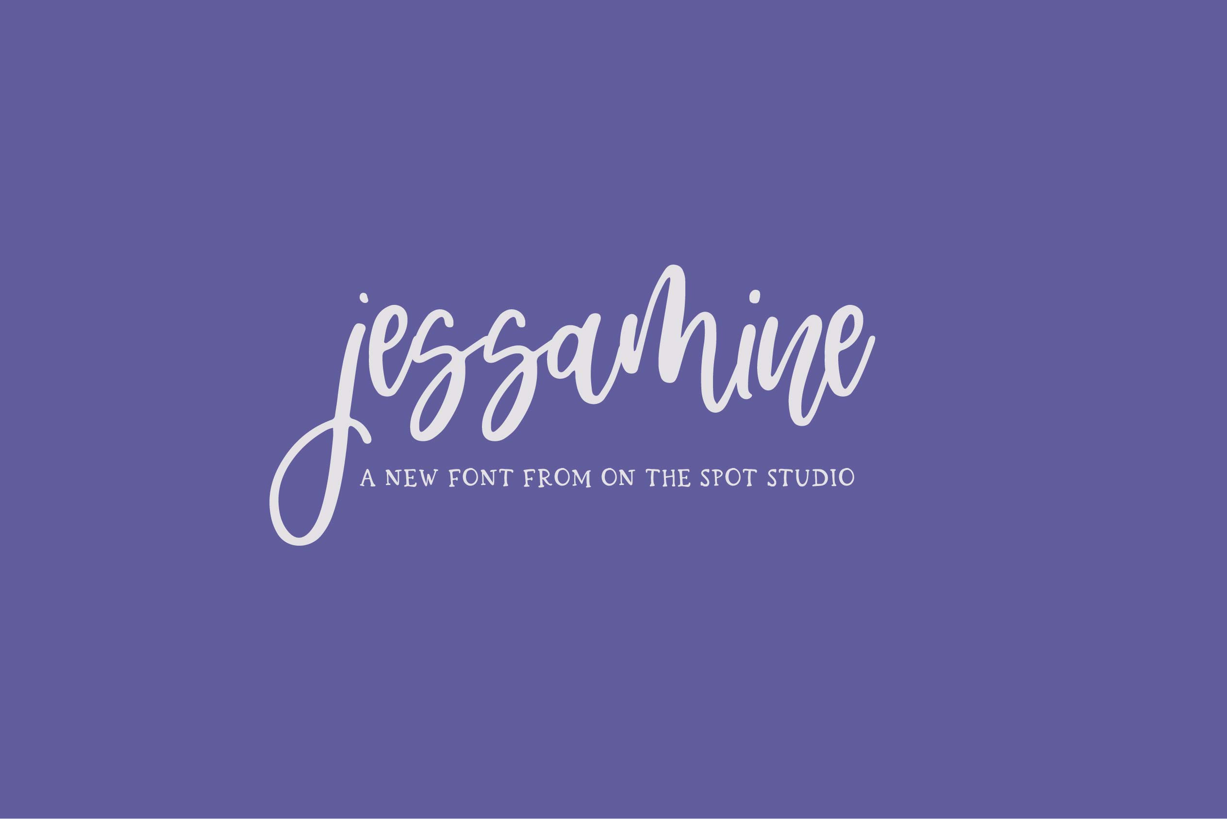 Jessamine, a Script Font by OnTheSpotStudio