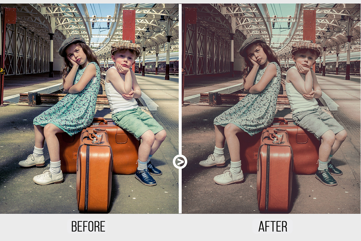 Retro Look Vintage Color grading LUTs | Creative Market
